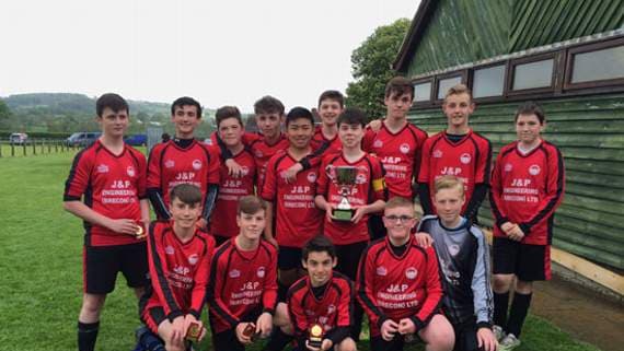 Brecon Town U14s cup champions | brecon-radnor.co.uk