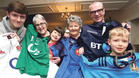 Andy brings home the bacon with rugby raffle prize | brecon-radnor.co.uk