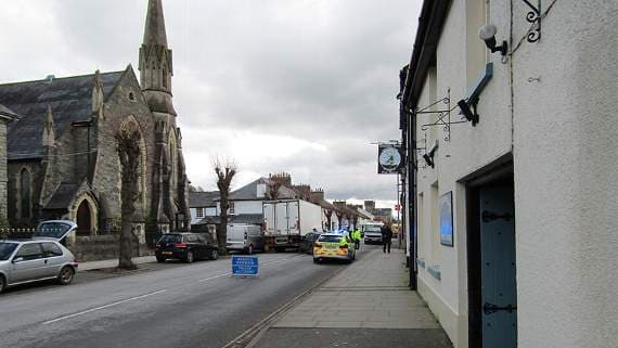 Brecon's Watton blocked after collision | brecon-radnor.co.uk