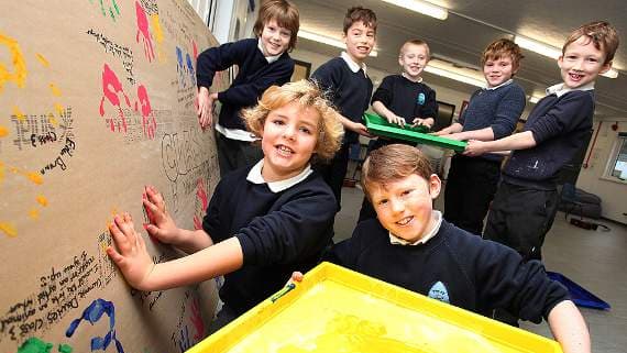 Hands up who can’t wait to see their new school? | brecon-radnor.co.uk
