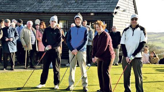 Kington golf captains tee off | brecon-radnor.co.uk