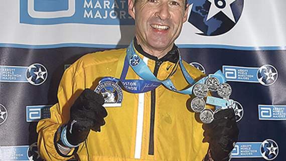 Hotel owner puts feet up after marathon majors success | brecon-radnor ...