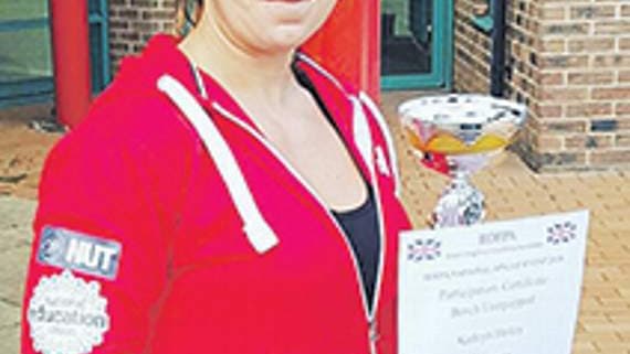 Kathryn wins British powerlifting title | brecon-radnor.co.uk
