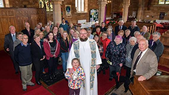 Lunch marks vicar leaving parish after seven years | brecon-radnor.co.uk