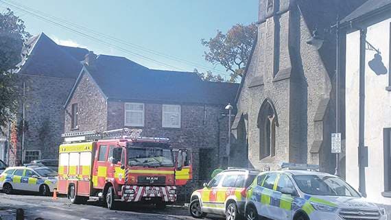 Woman dies after town centre house fire | brecon-radnor.co.uk