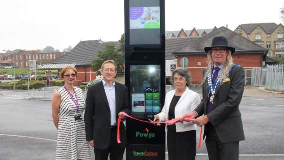 Town's new bus station opened | brecon-radnor.co.uk
