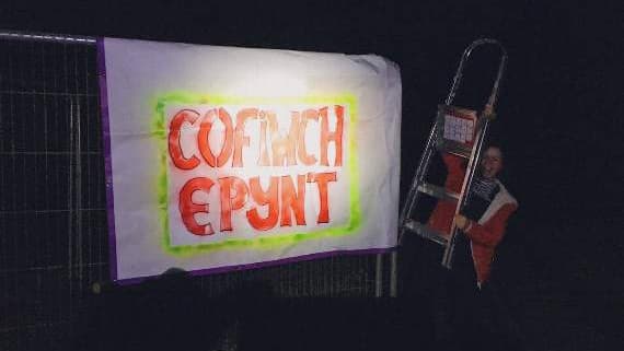 'Cofiwch Epynt' slogan appears on A470 in mid Wales | brecon-radnor.co.uk