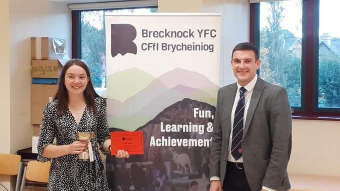 MS James was ‘honoured’ to be a judge at the Brecknock YFC public ...