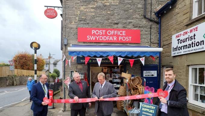 Permanent post office opens in Hay-on-Wye | brecon-radnor.co.uk