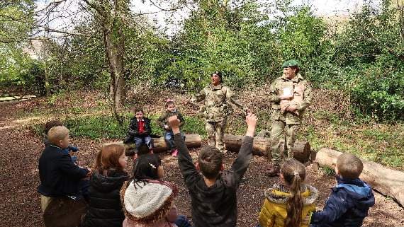 Brecon youngsters mark Month of the Military Child | brecon-radnor.co.uk