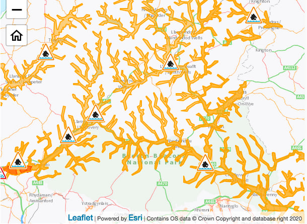 Nine flood alerts remain in Brecon and Radnorshire as weather warnings ...