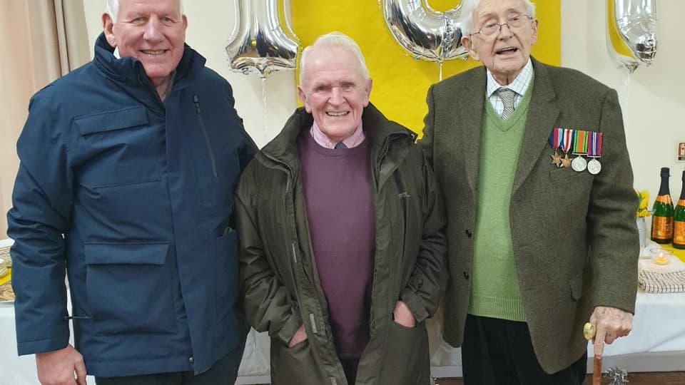 Loved centenarian is the talk of Talgarth as the town joins his ...