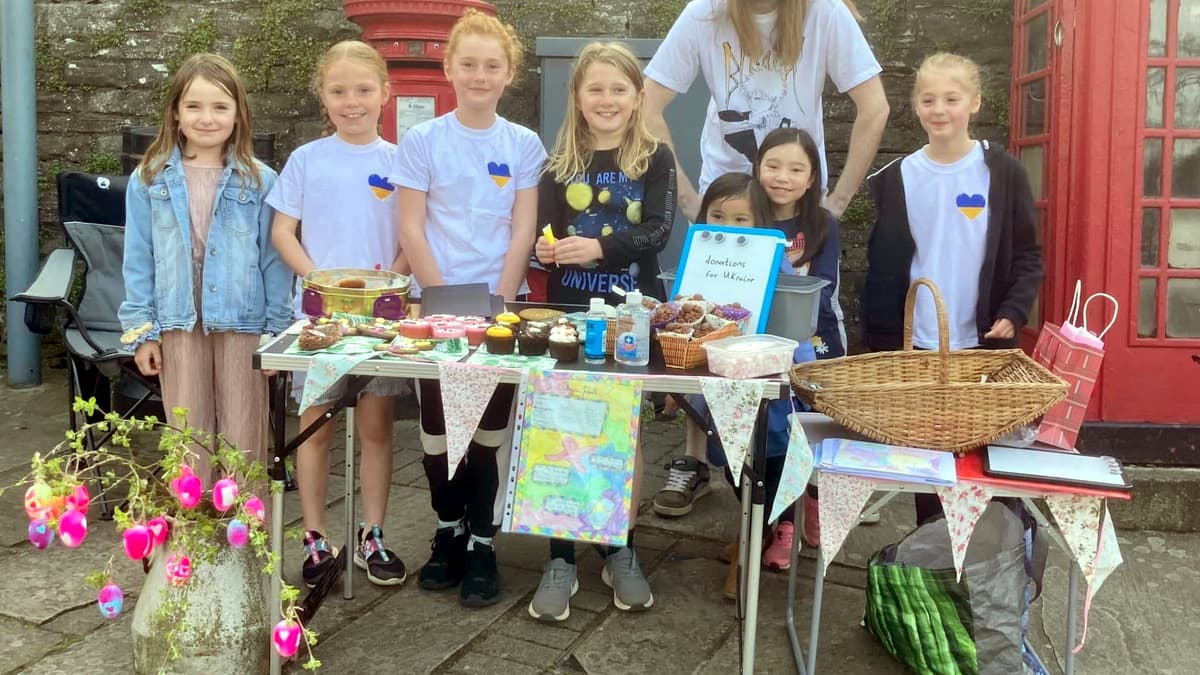 Talgarth children raise hundreds for Ukraine | brecon-radnor.co.uk