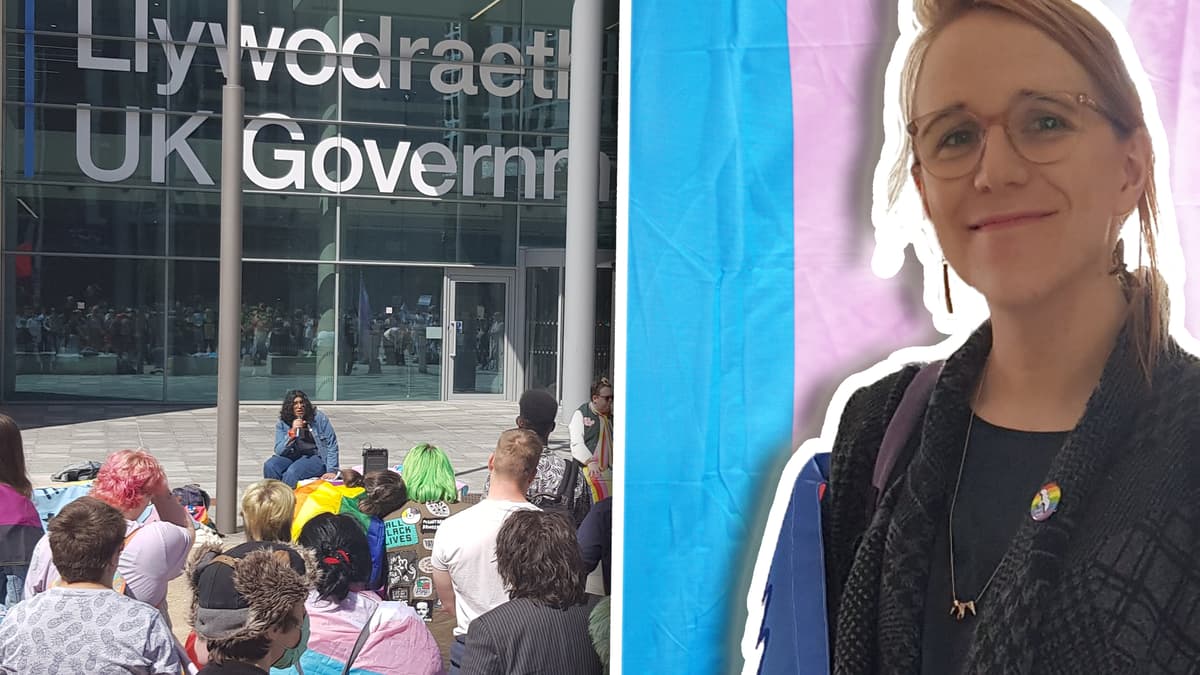 Powys transgender activist joins protest for UK conversion therapy ban ...