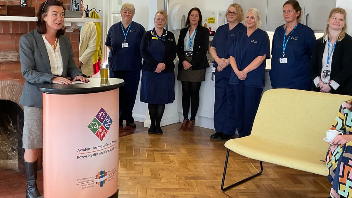 Minister opens Powys Health and Care Academy’s first campus | brecon ...