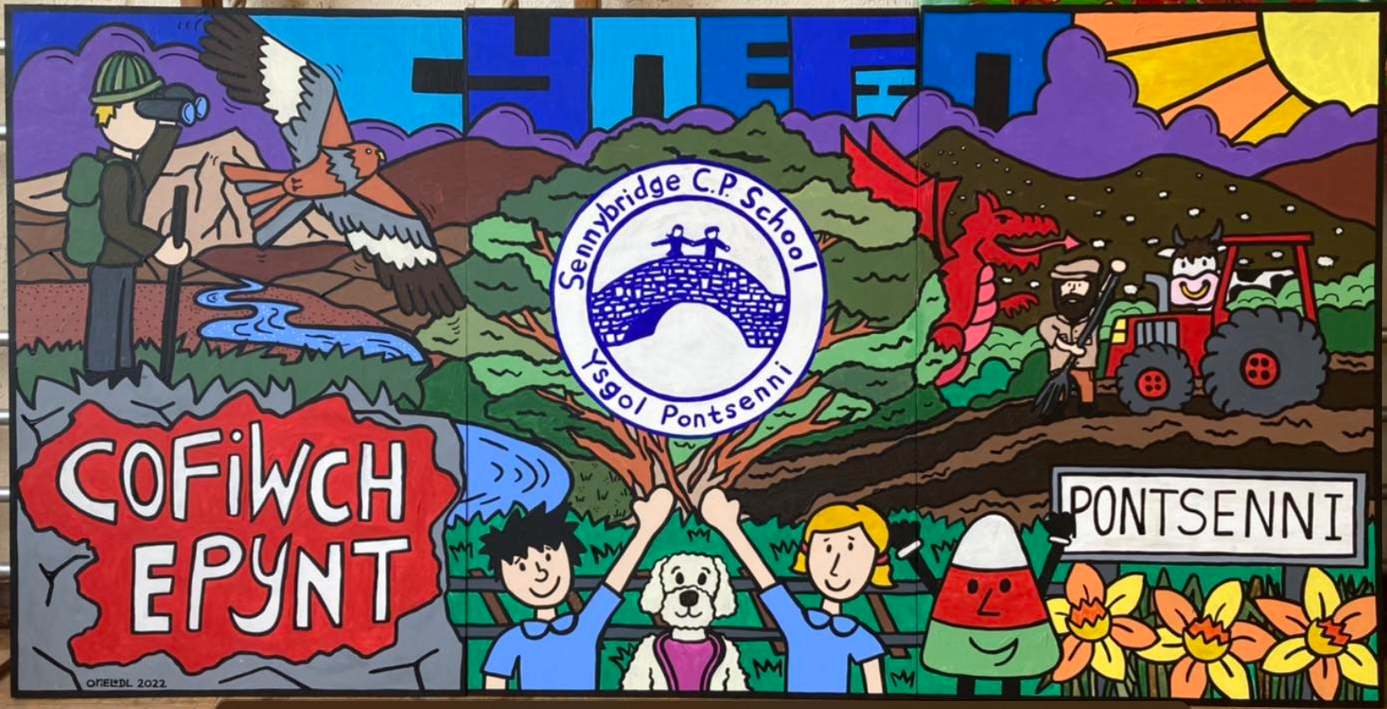 Sennybridge School welcomes Welsh artist | brecon-radnor.co.uk