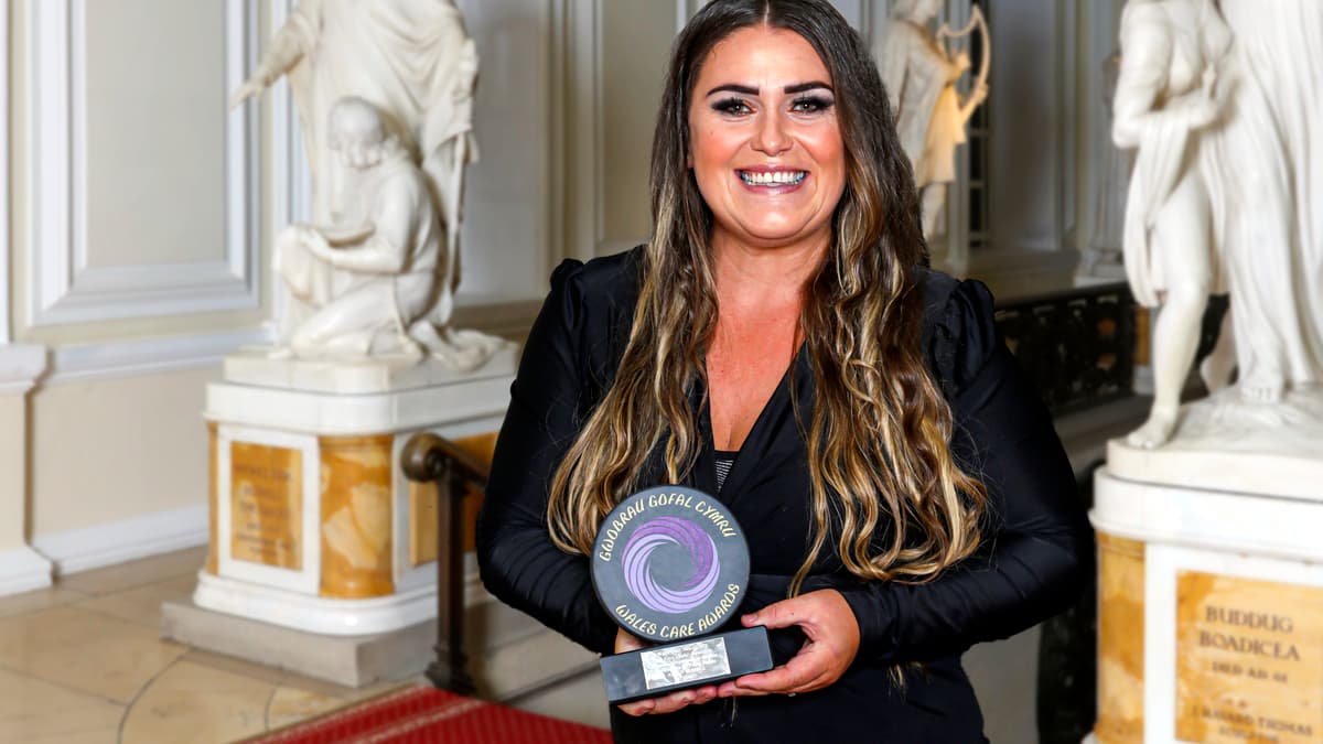 Principal Sarah overcome with emotion after winning gold award | brecon ...