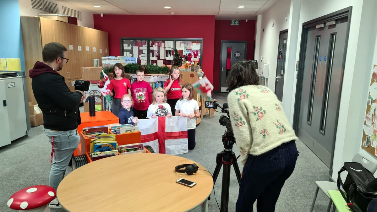 CBBC Newsround drops in at primary school for World Cup | brecon-radnor ...