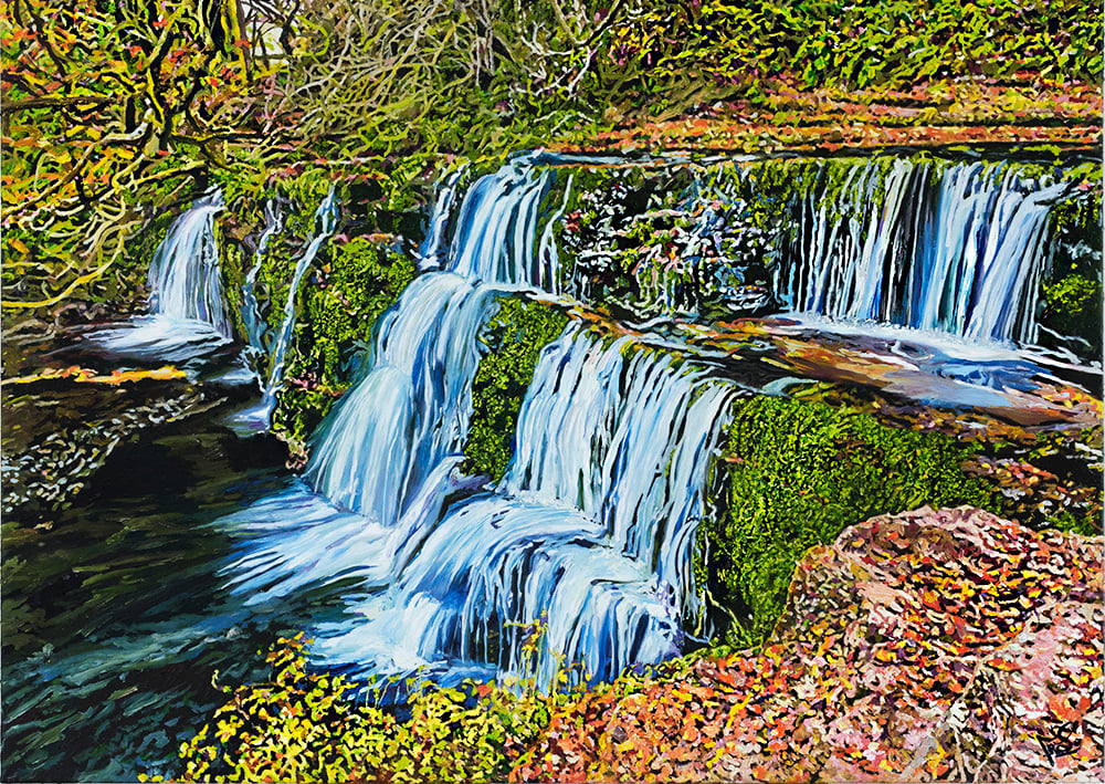 Welsh waterfalls put to canvas for new London exhibition | brecon ...