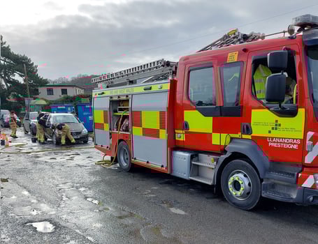 More than £1300 raised at Presteigne fire crew car wash | brecon-radnor ...