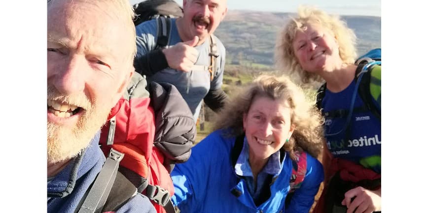 Four 'Wild Walkers' to trek 268 miles for Parkinson's UK | brecon ...