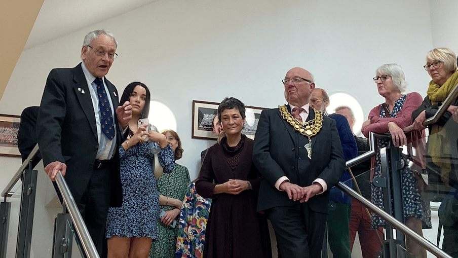 VIDEO: Local Legend's portrait unveiled at Brecon High School | brecon ...