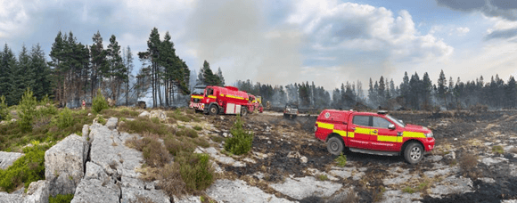 'Deliberate' grass fire scorches 30 hectares in South Powys | brecon ...