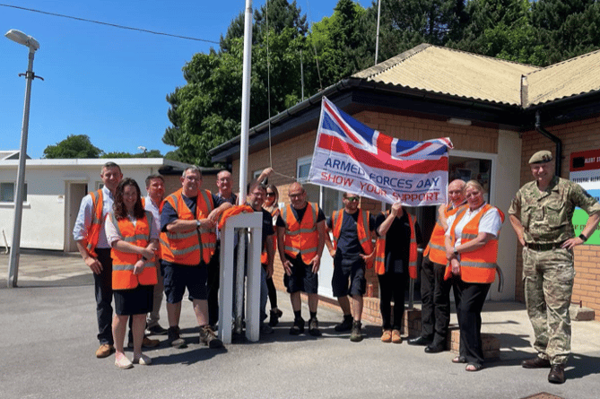 Landmarc flies the flag at Sennybridge Training Area to mark the start ...