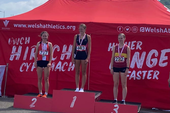 Brecon High School students win medals at Welsh Schools National Track ...