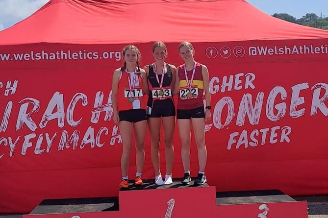 Brecon High School students win medals at Welsh Schools National Track ...