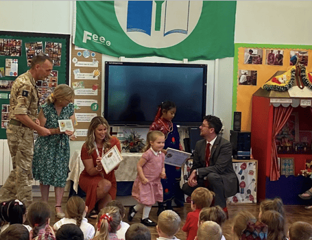 Mount Street Infant School receives Gold Award for work with Armed ...