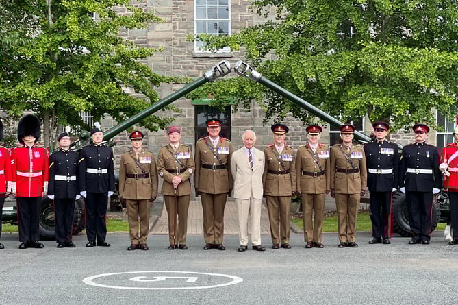 Why did King Charles visit the Brecon Barracks? | brecon-radnor.co.uk