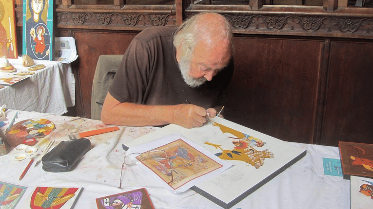 Brecon Cathedral hosts stunning icon depicting Jesus' encounter at the ...