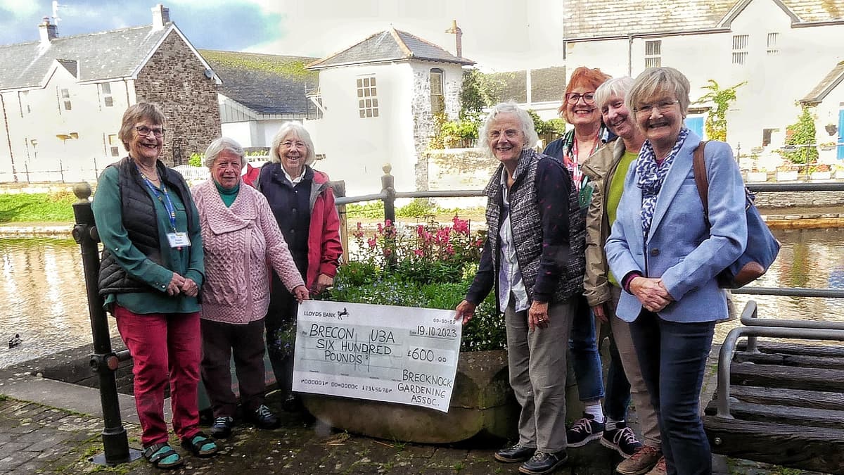 Brecknock Gardening Association closes and donates to three charities ...