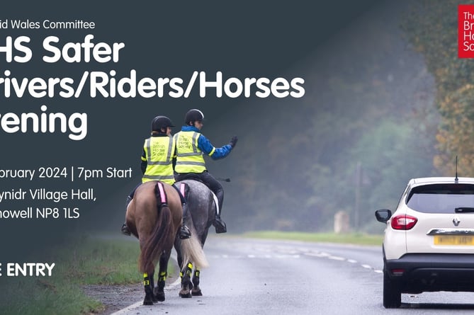 Road safety event held to educate people on passing horses | brecon ...