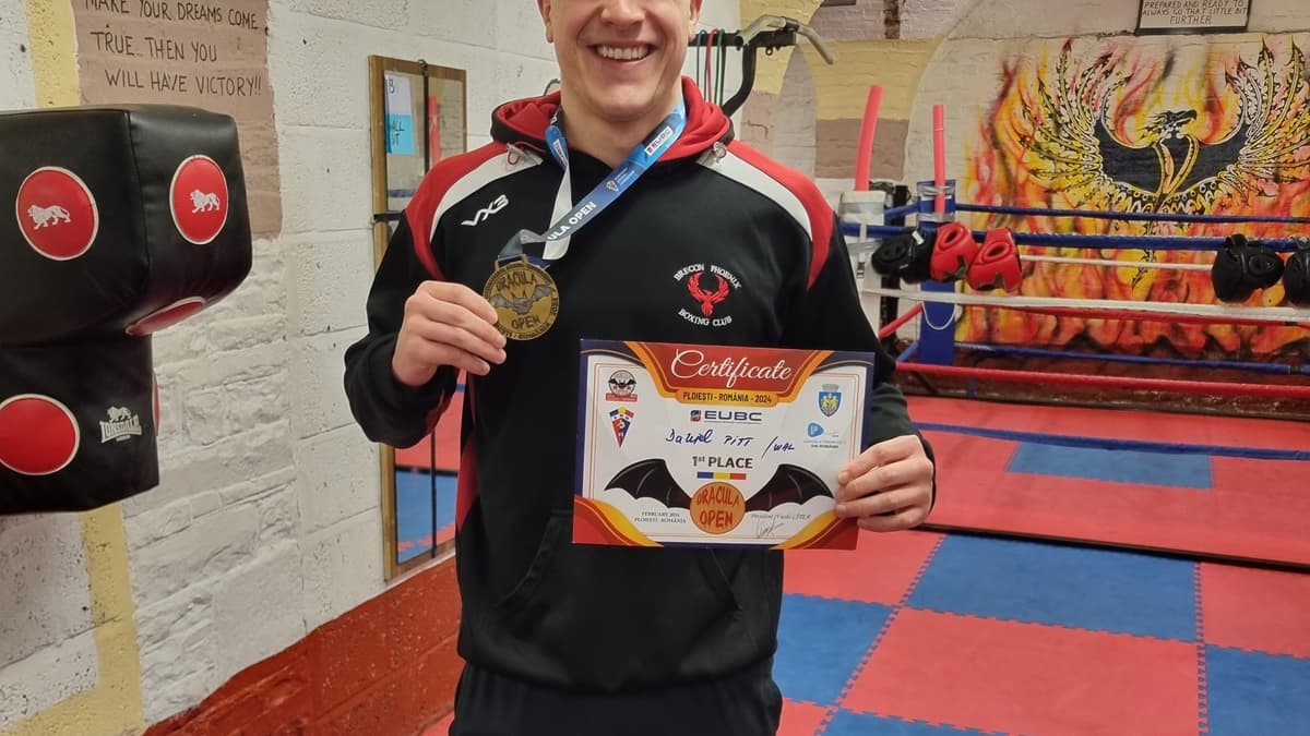 Brecon boxer wins international gold medal after epic Romania victory ...