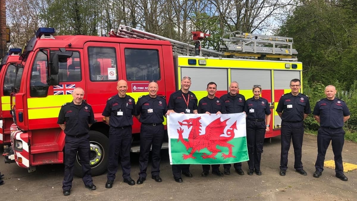 Welsh firefighters help deliver fire engines to Ukraine | brecon-radnor ...