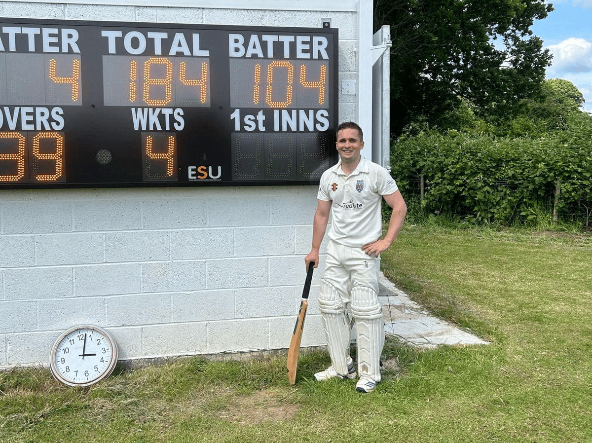 Maiden ton for Edwards as Brecon break duck | brecon-radnor.co.uk