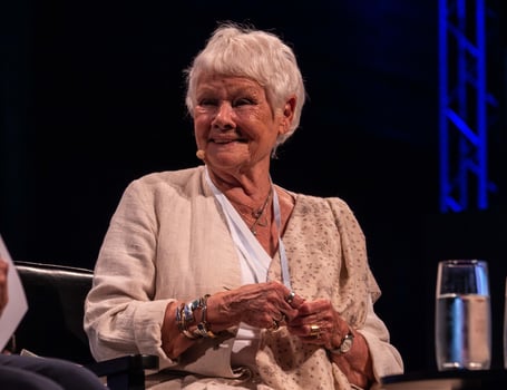 Critically acclaimed actress Dame Judi Dench receives the Hay Festival ...