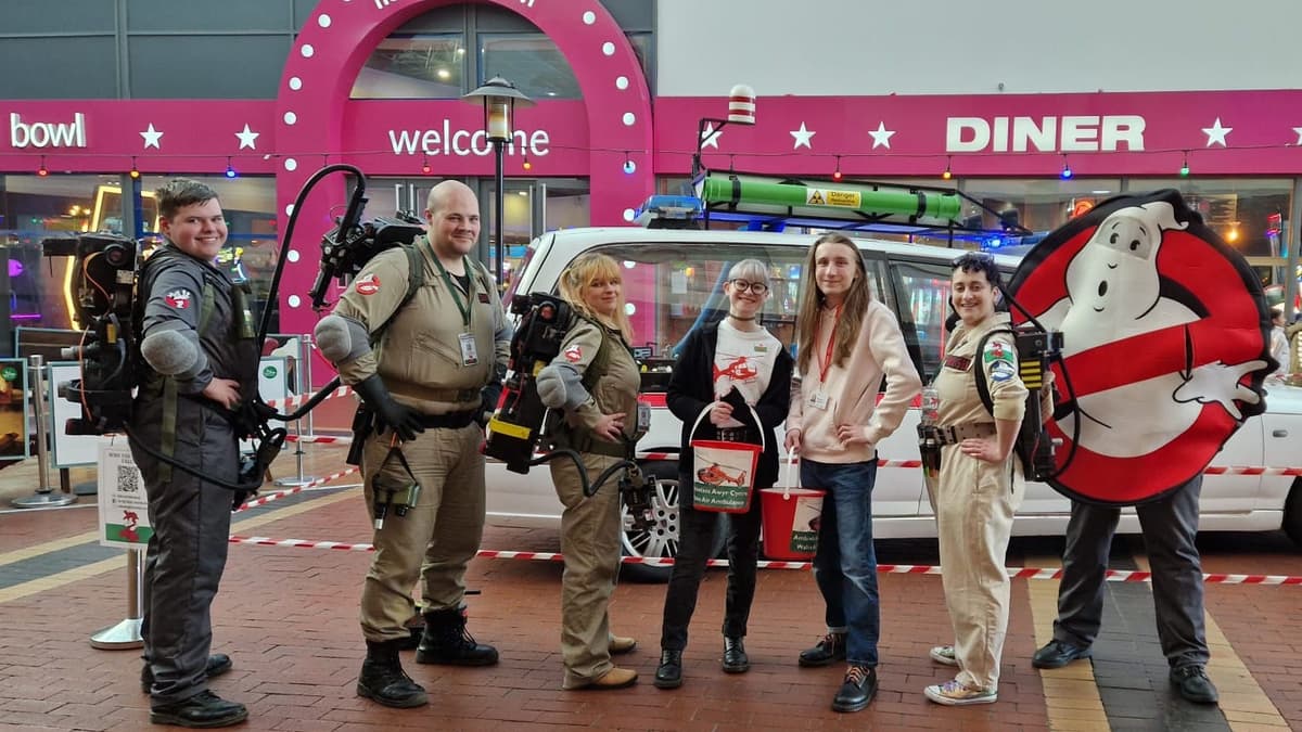 Mid Wales Ghostbusters raise funds for Wales Air Ambulance | brecon ...