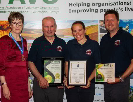 Powys volunteers celebrated at prestigious awards ceremony | brecon-radnor.co.uk