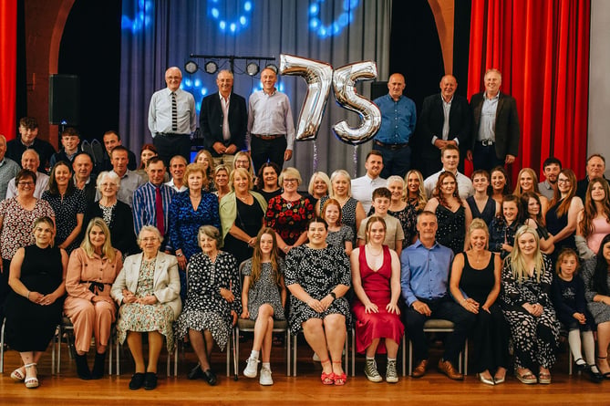 Pontfaen YFC marks 75th anniversary with dinner celebration | brecon ...