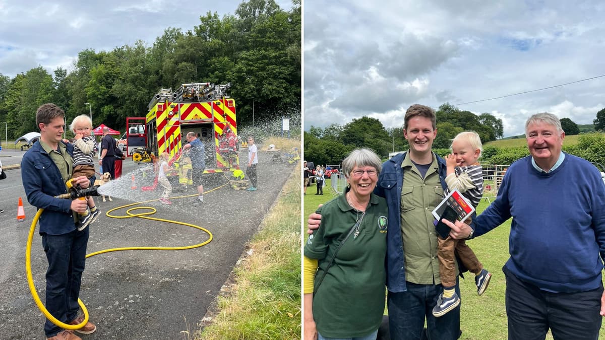 MP visits Brecon Police Station and Cwmdu Show | brecon-radnor.co.uk
