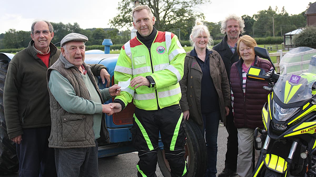 Llanddewi Tractor Run Raises £245 for Blood Bikes Wales | brecon-radnor ...
