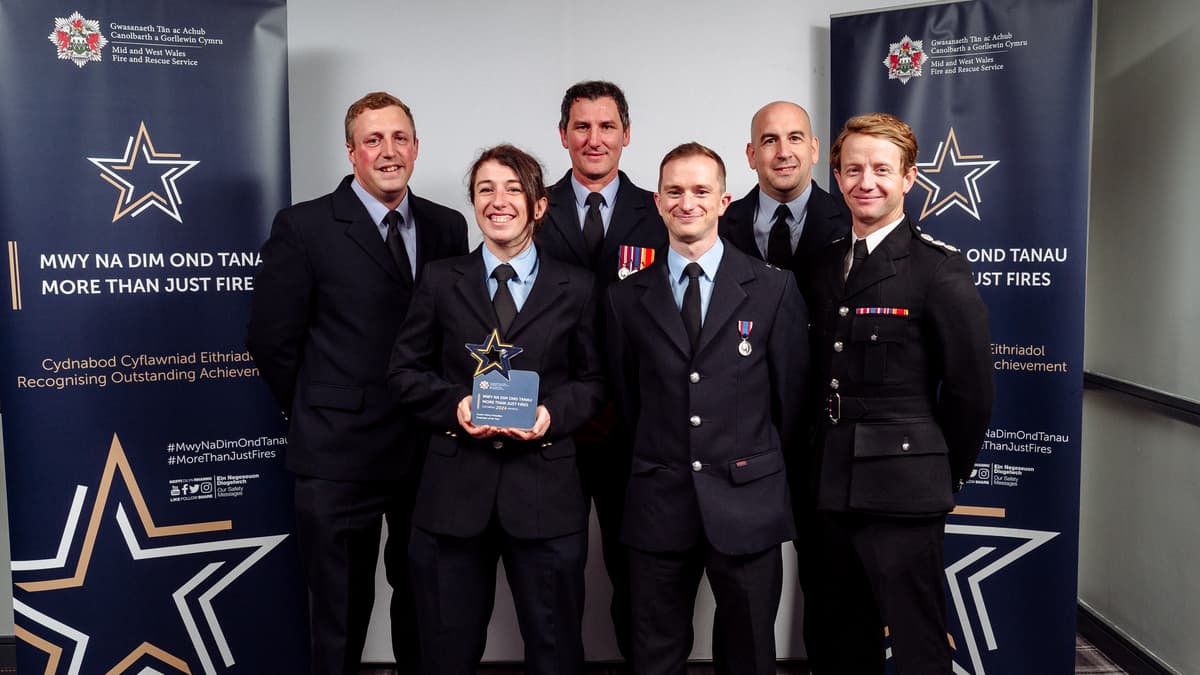Brecon Fire Station recognised with Fundraiser of the Year Award ...