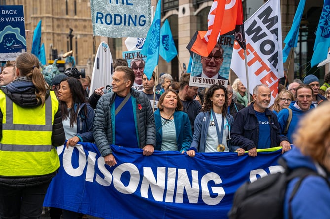 Wye protestors join March for Clean Water in London | brecon-radnor.co.uk