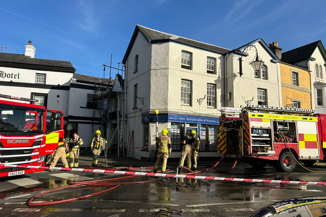 Road open after fire in Crickhowell closes A40 | brecon-radnor.co.uk