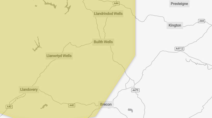 Snow weather warning issued for Brecon and Radnorshire | brecon-radnor ...