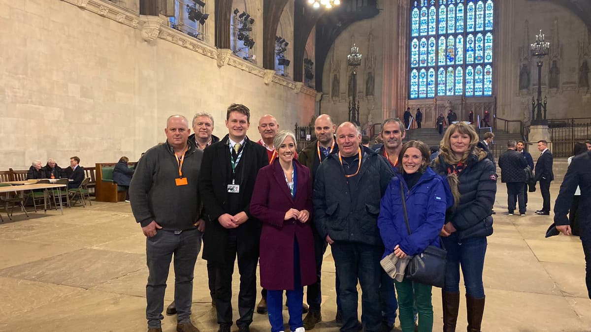 MP demands ‘axe the family farm tax’ at Westminster protest | brecon ...