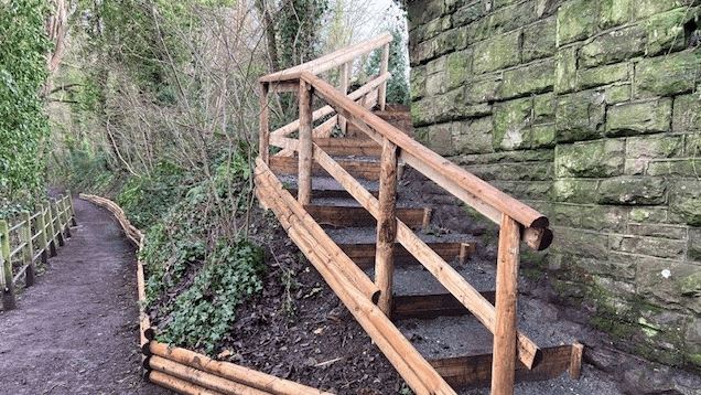 Town council announces completion of works on popular walking route ...
